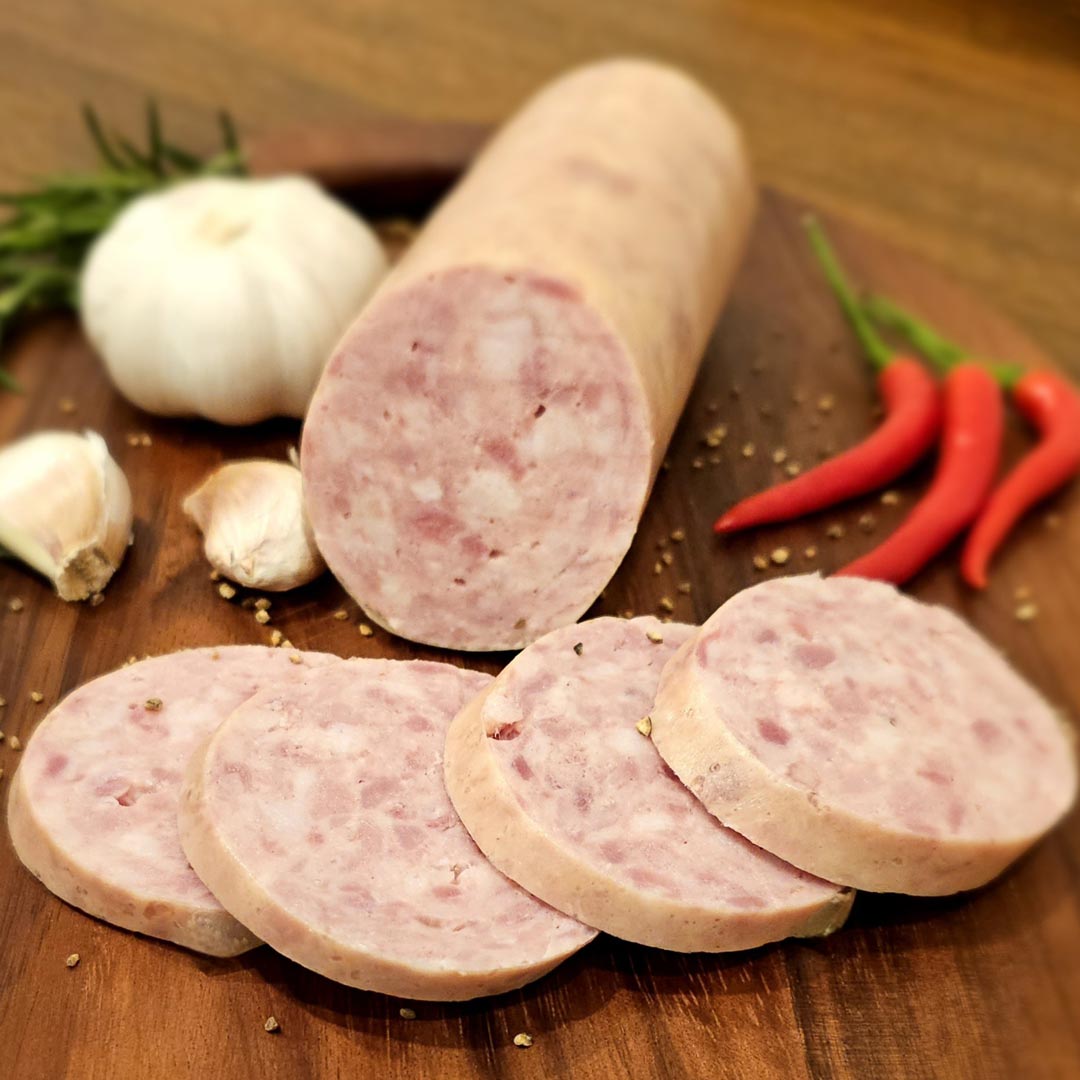 TRADITIONAL GARLIC SAUSAGE – La Charcuterie Française